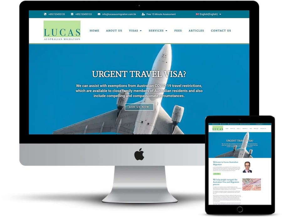 Lucas Australian Migration - Asporea - WordPress Design, Hosting and ...